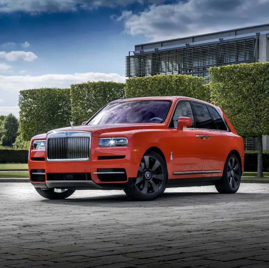 Rolls-Royce Motor Cars debuts their "Cullinan in Fux Orange" at The Quail