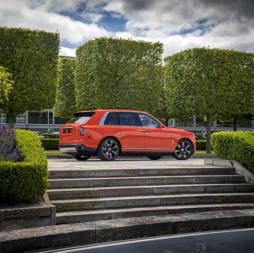 Rolls-Royce Motor Cars debuts their "Cullinan in Fux Orange" at The Quail
