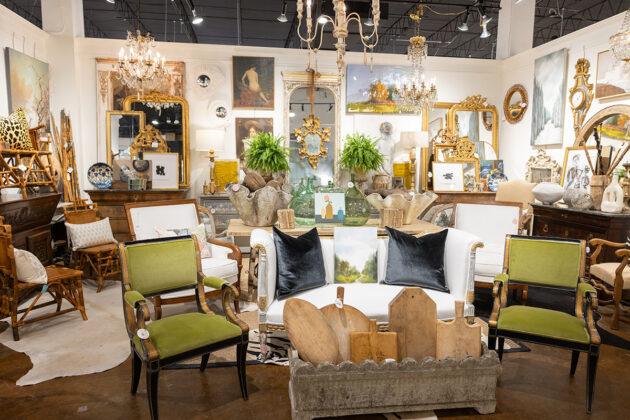 French Seating Finds at Huff Harrington
