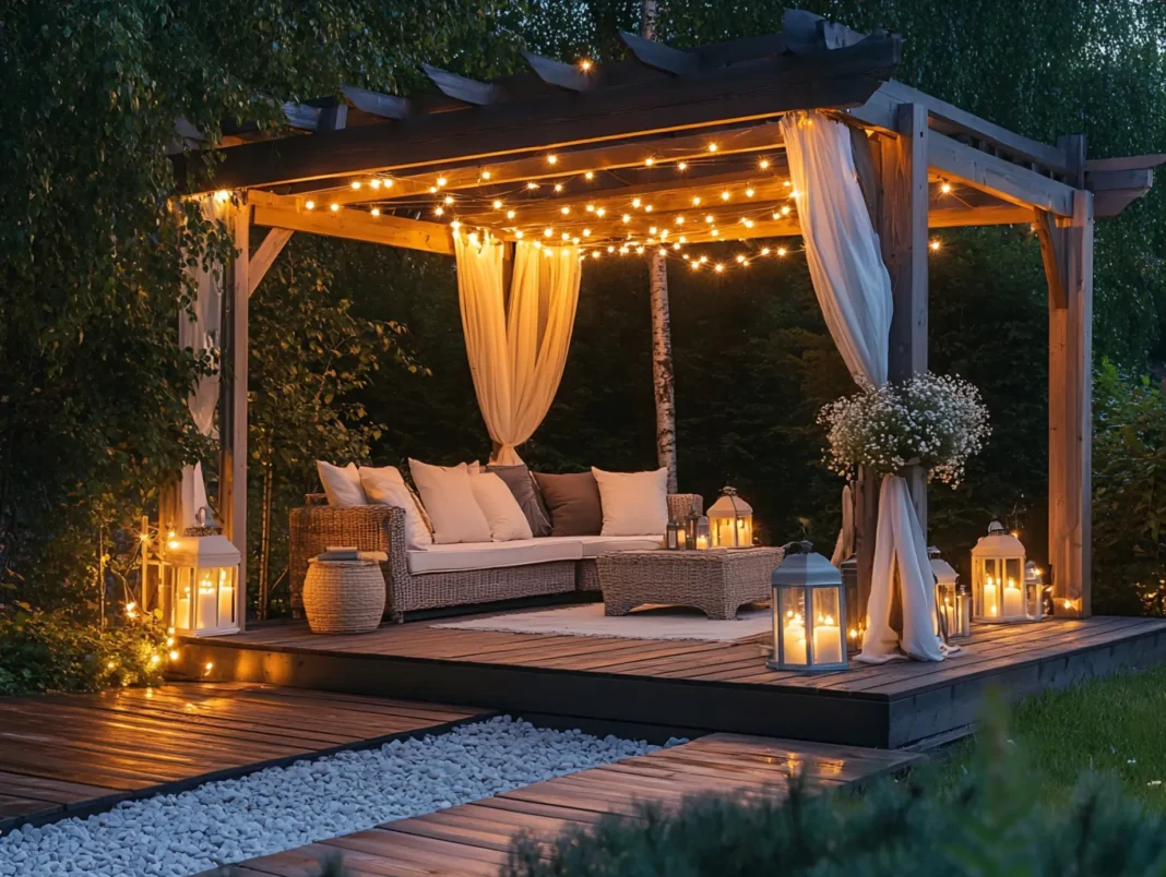 Creative Pergola Lights Setups That Make Outdoor Entertaining